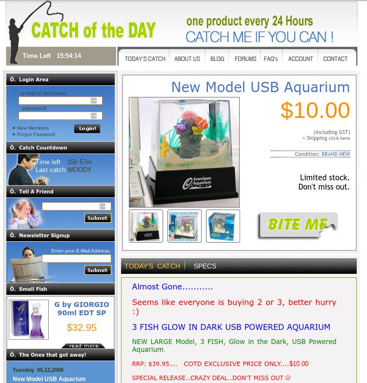 Catch: A business timeline, in their words